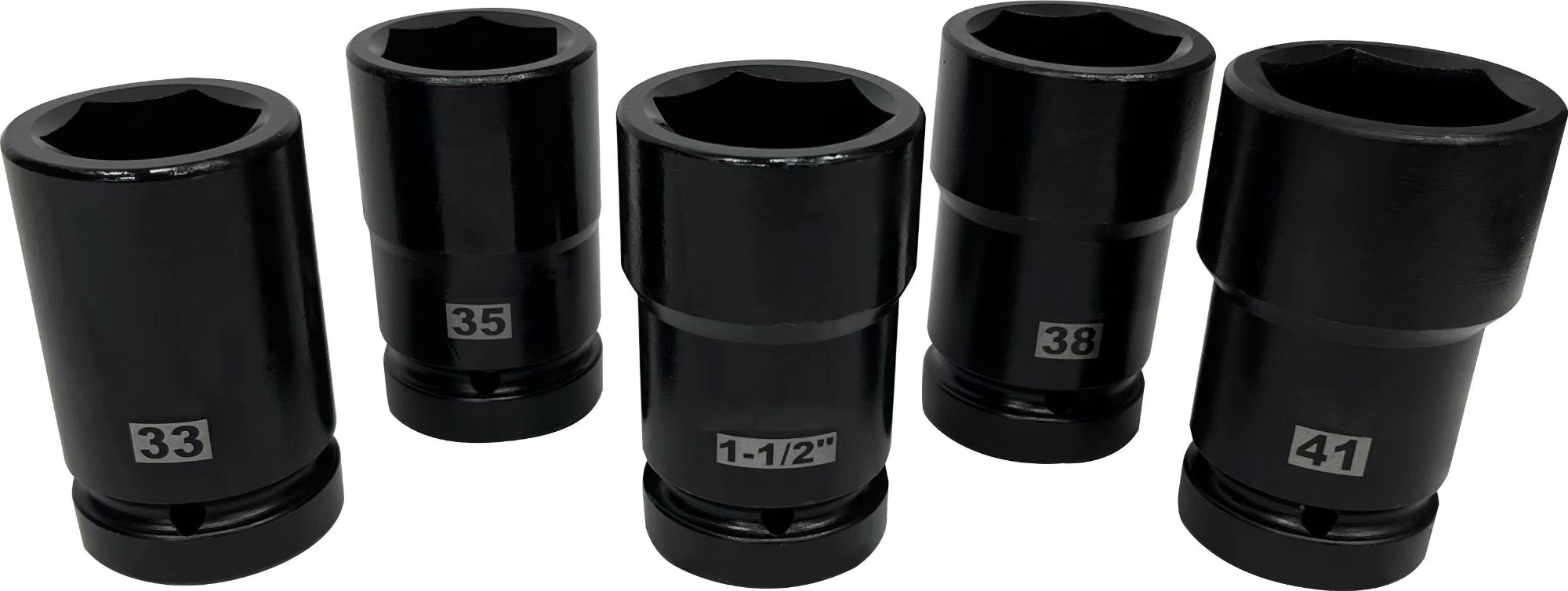 5pce 1" Master Budd Wheel Impact Socket Set,Mechanical Tools