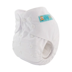 ALVABABY Solid Cloth Diaper - One Size Adjustable Washable & Reusable ...