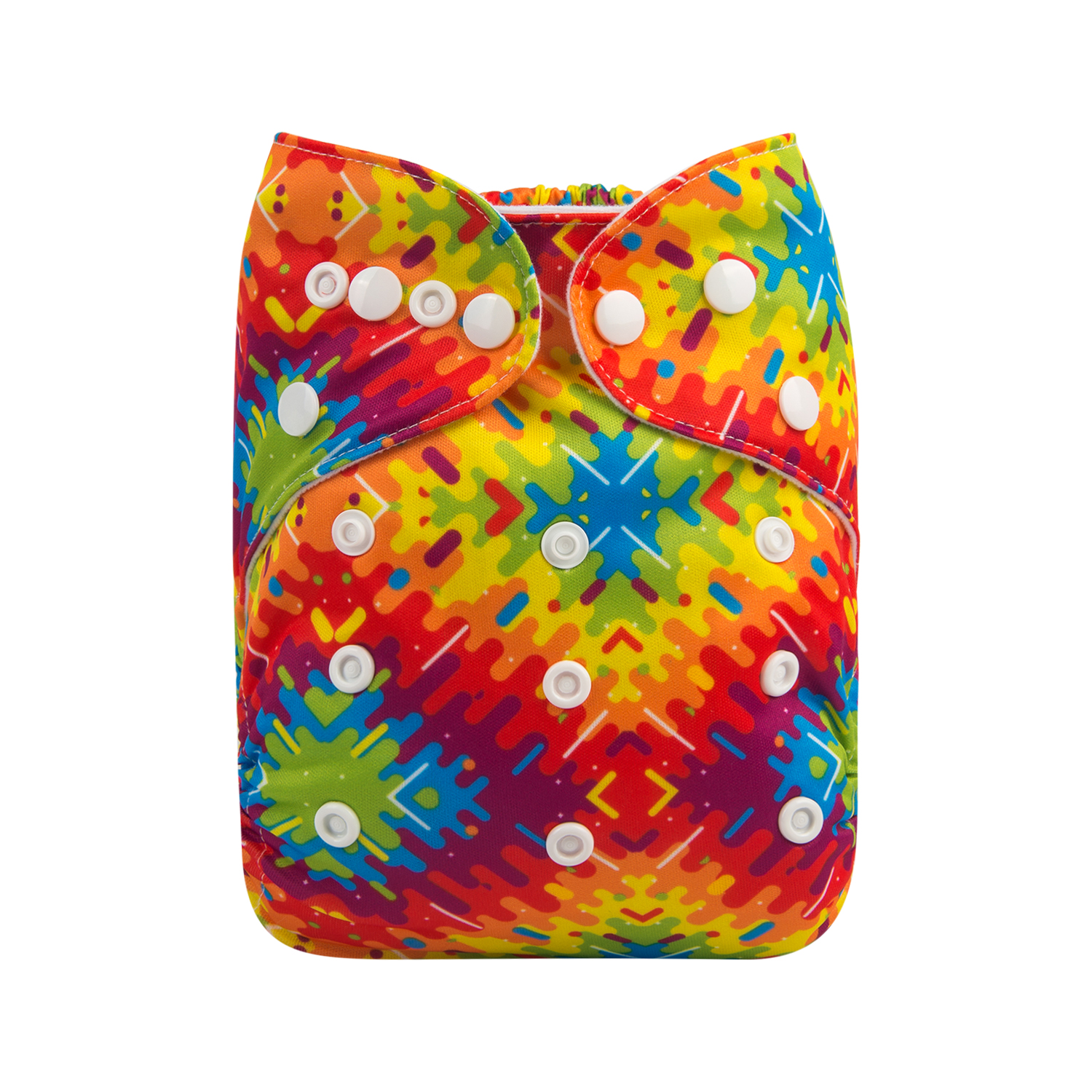 ALVABABY One Size Print Pocket Cloth Diaper -Colorful(H246A)