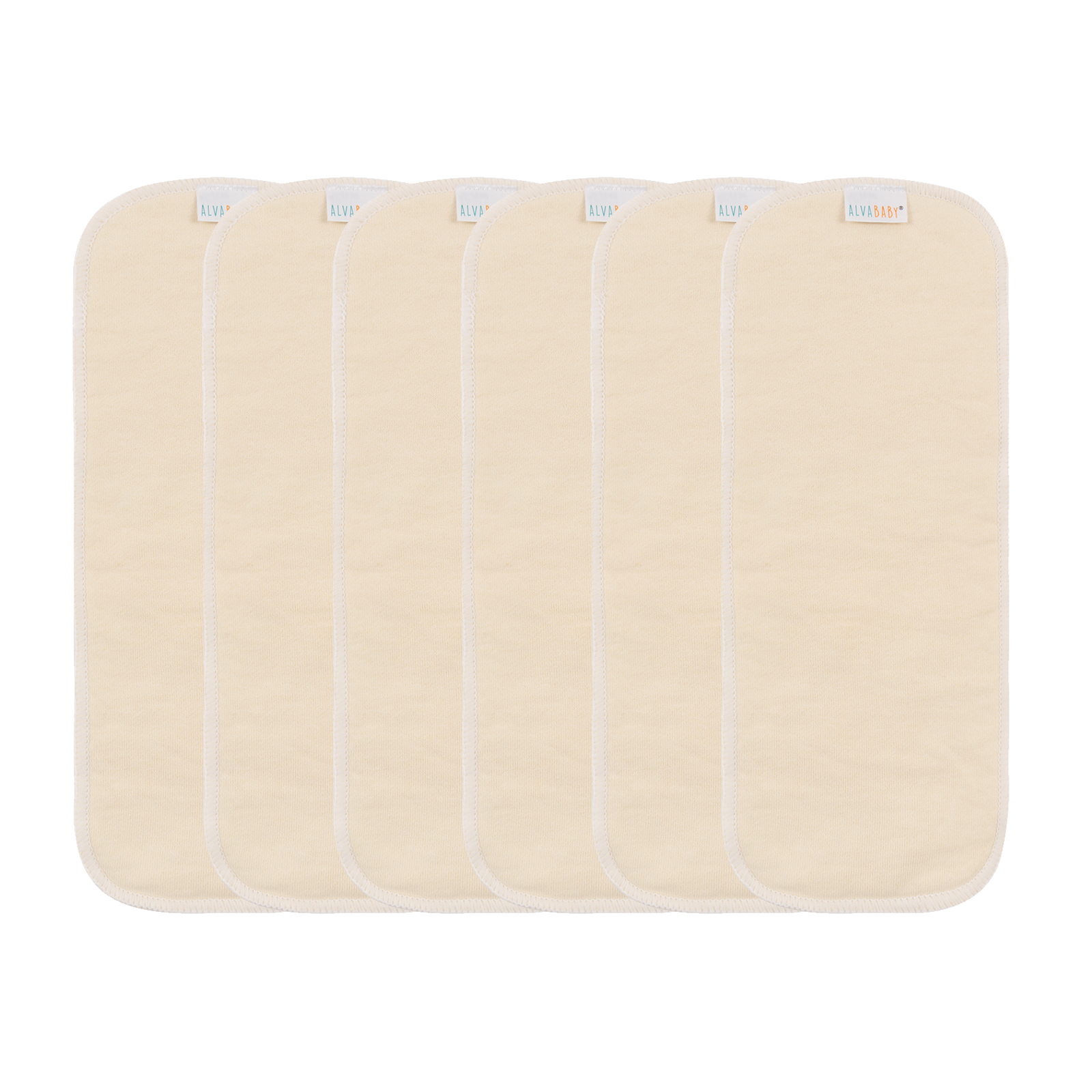 (Multi-packs)alvababy Hemp diaper inserts for one size