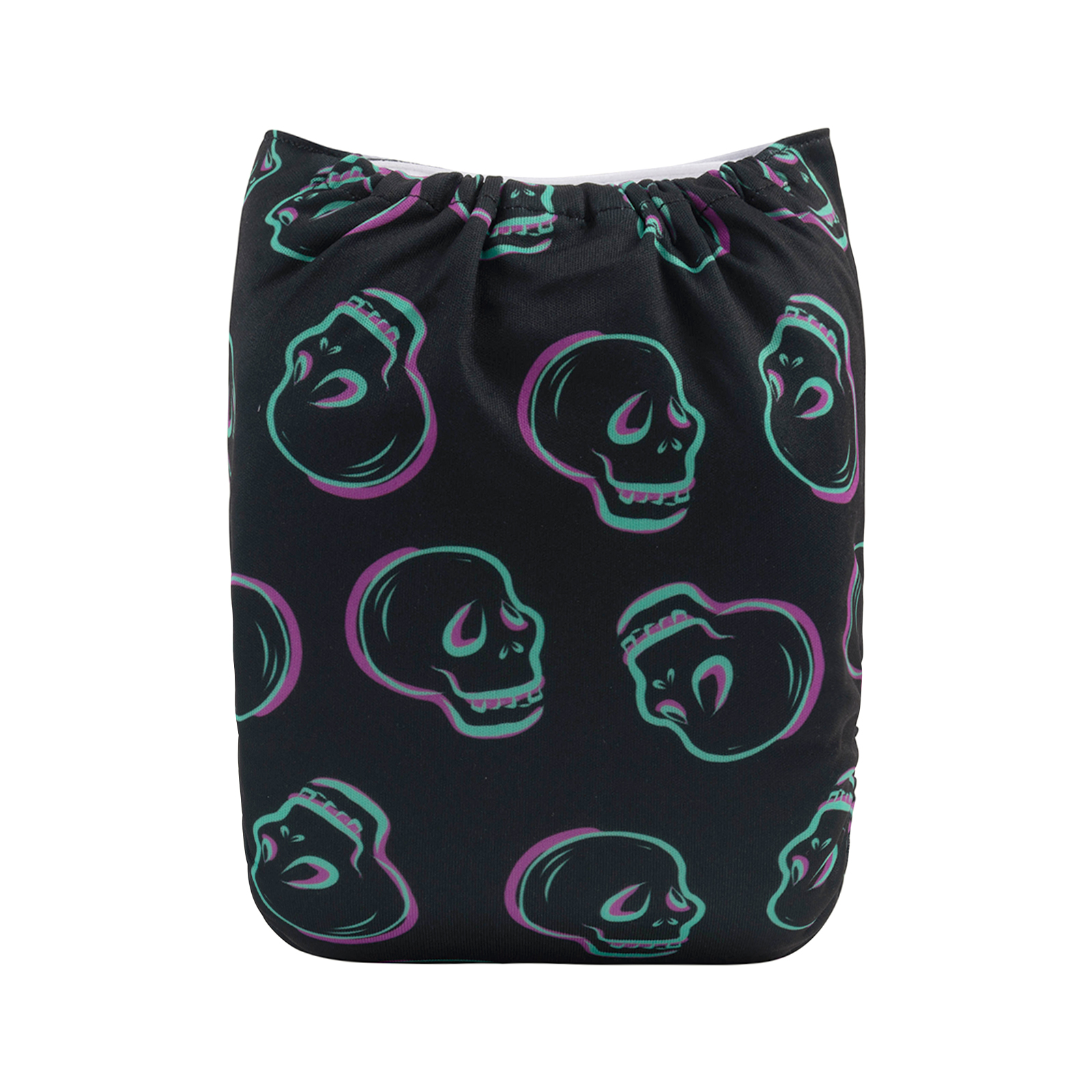 ALVABABY One Size Print Pocket Cloth Diaper- skull (H401A)