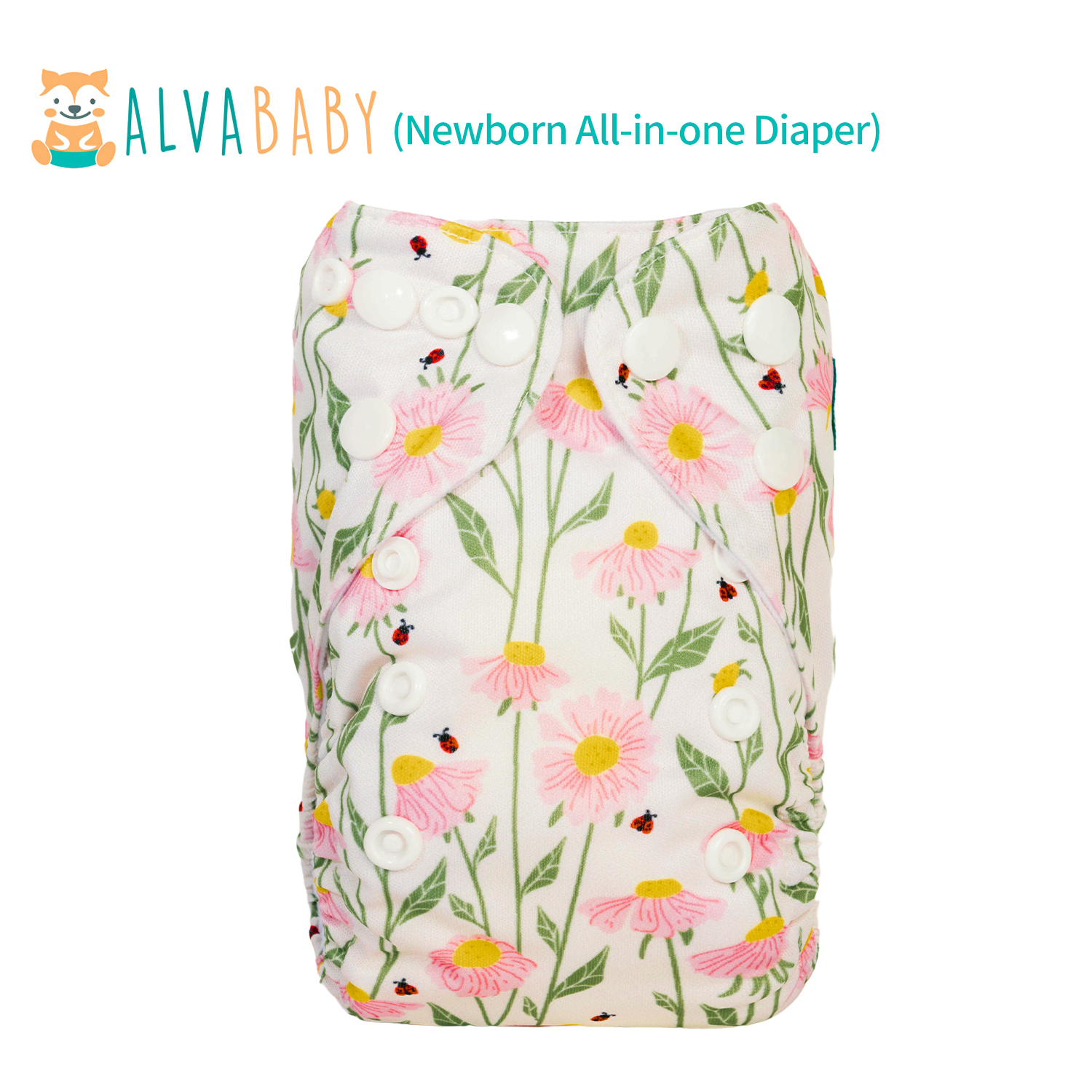 Newborn all In One Diaper with Pocket Sewn-in one Newborn 4-layer ...