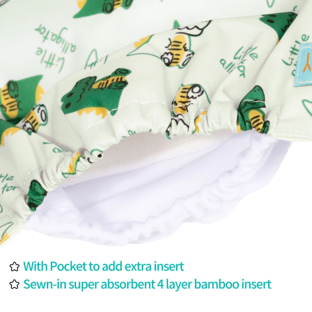 All-in-One Cloth Diapers | Reusable & Eco-Friendly Baby Diapers | ALVABABY