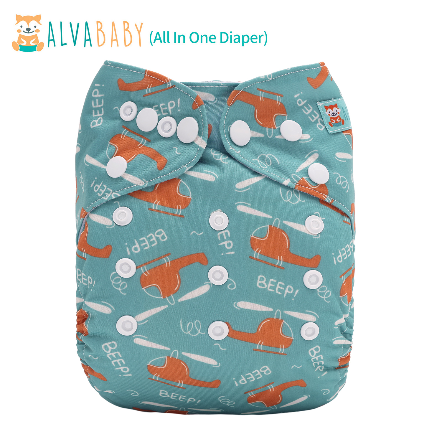 All-in-One Cloth Diapers | Reusable & Eco-Friendly Baby Diapers | ALVABABY