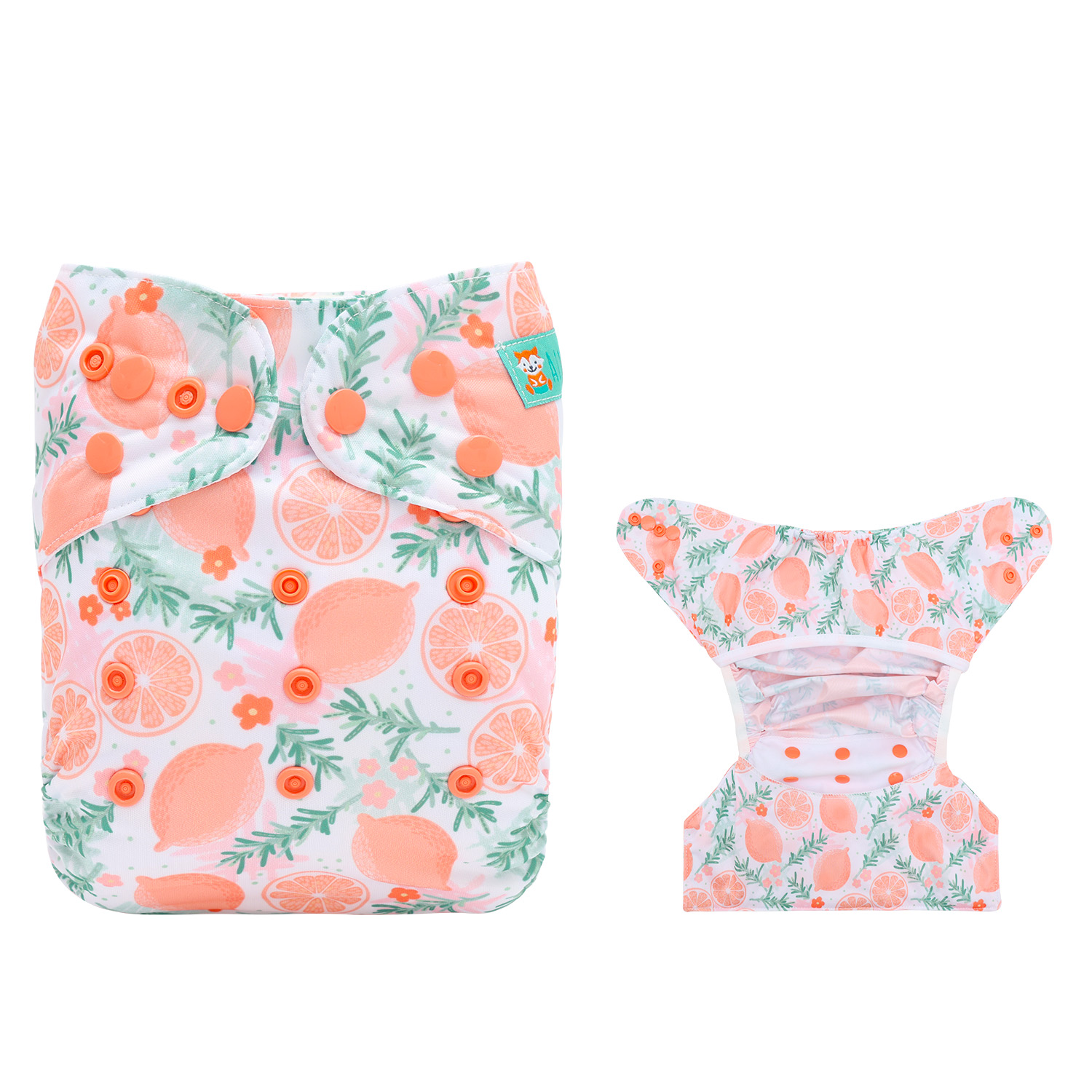 ALVABABY Reusable Diaper Covers with Snap Closure Cloth Diaper Shell ...