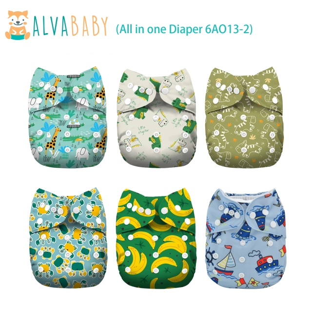 All-in-One Cloth Diapers | Reusable & Eco-Friendly Baby Diapers | ALVABABY