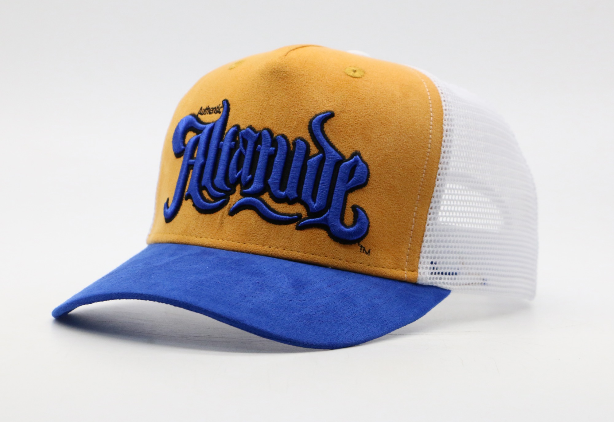 Custom High Quality 5 Panel Men Structured Embroidery Logo royal blue ...