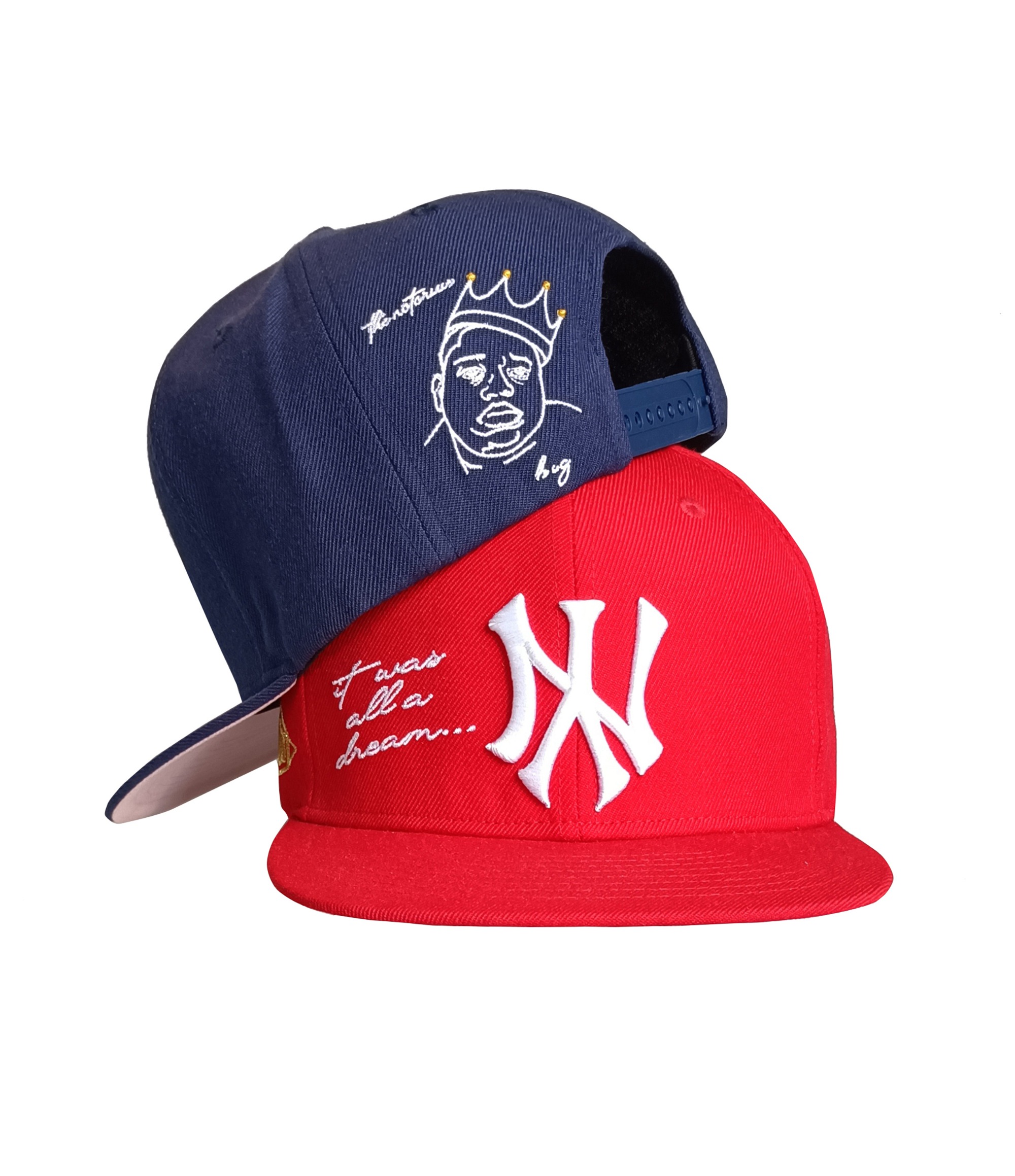 Red wool / acrylic material snapback cap,Snapback cap