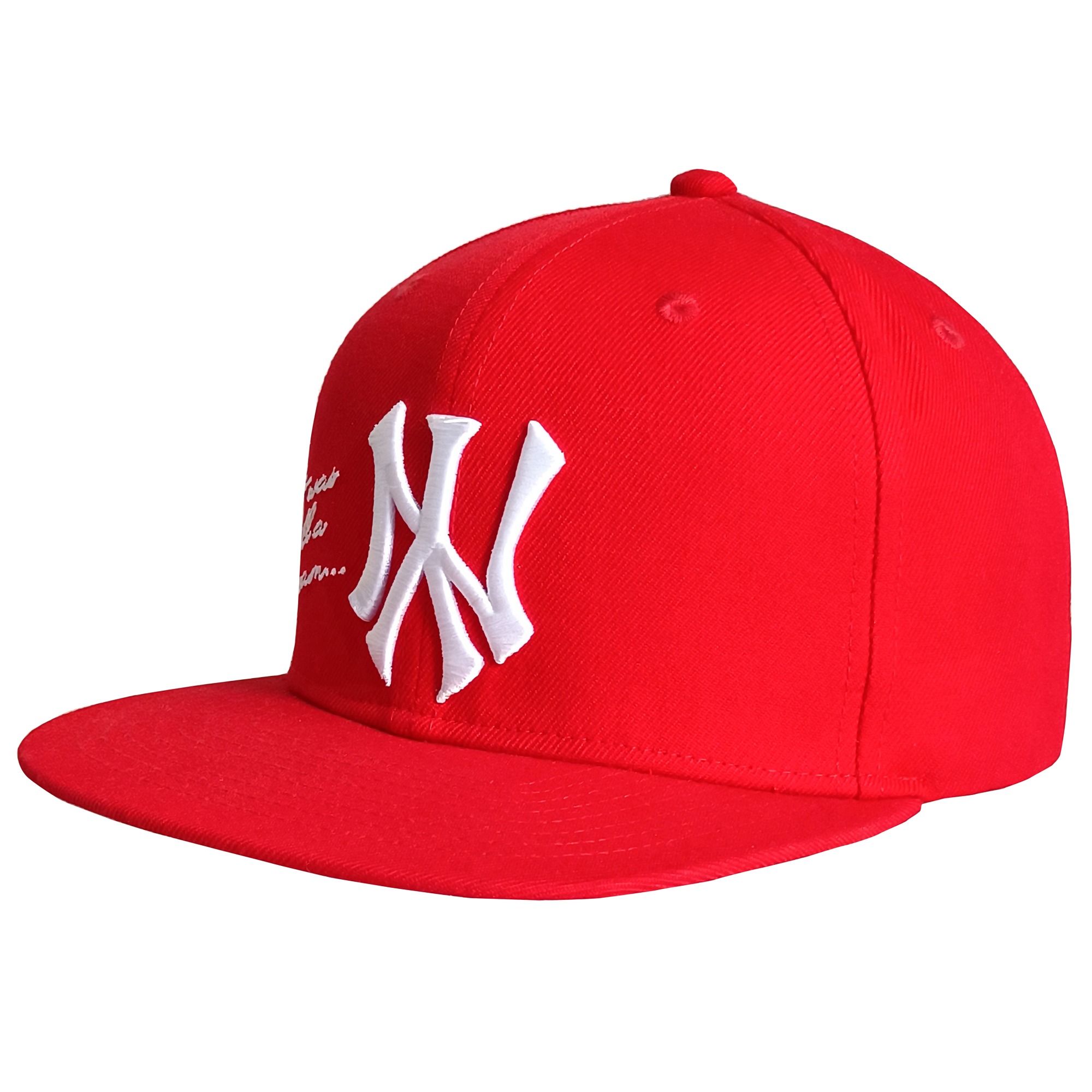 Red wool / acrylic material snapback cap,Snapback cap