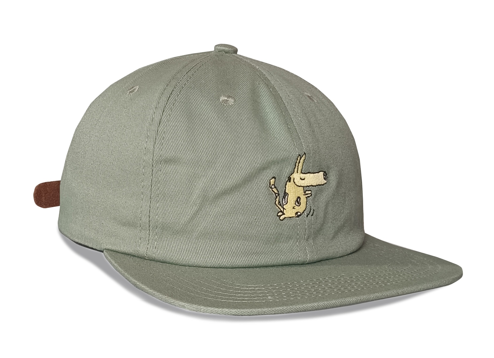 Custom unstructured hat leather strap snapback cap,Snapback cap