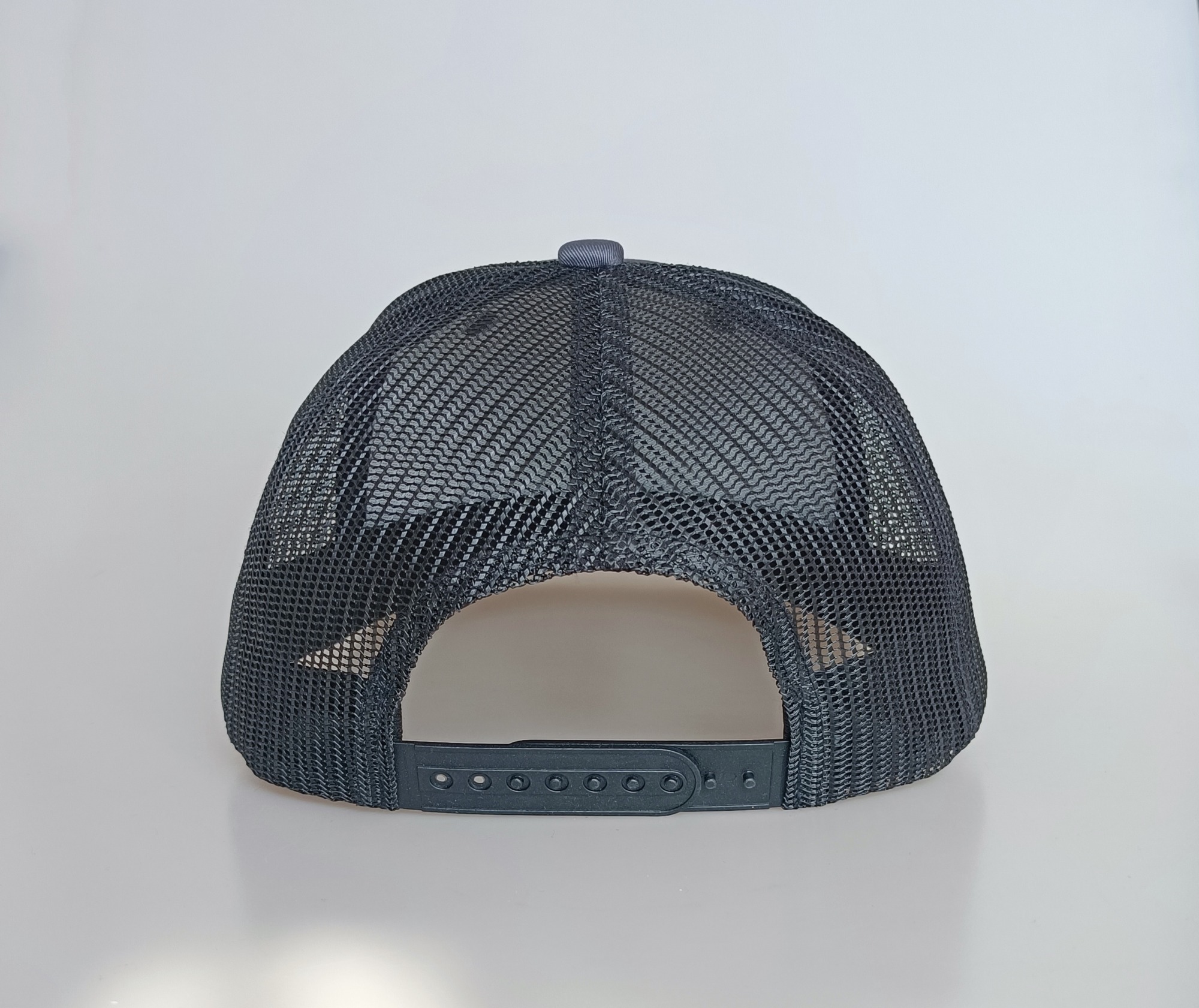 Custom Richardson 112 charcoal gray cotton twill mesh Snap Back 6 panel ...