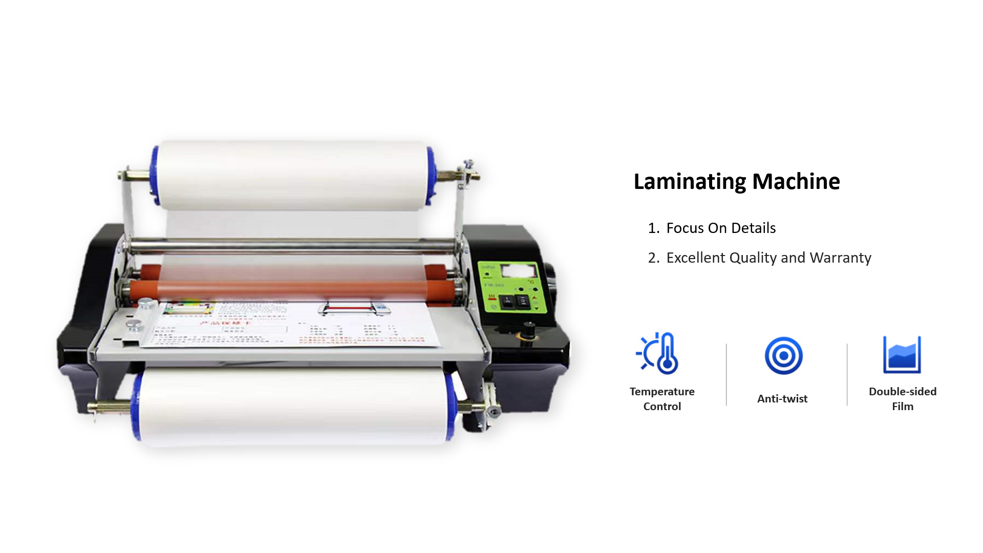 A3 Cold UV DTF Film Laminating Machine