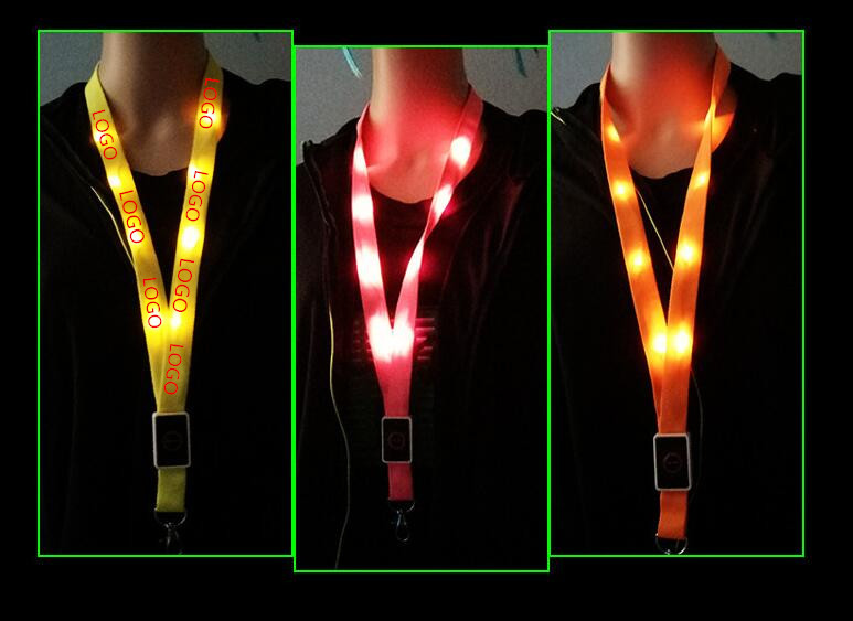 led lanyard,lighted lanyard,blinking led lanyard, led light up lanyard ...