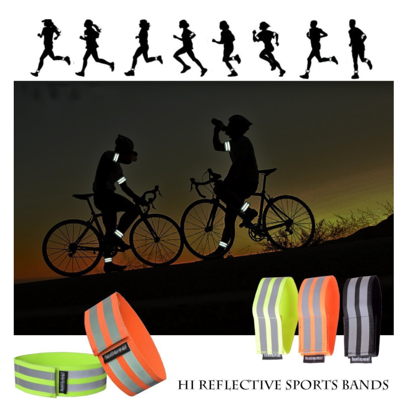 high visibility bands,safety wirst band,jogging band,cycling and ...