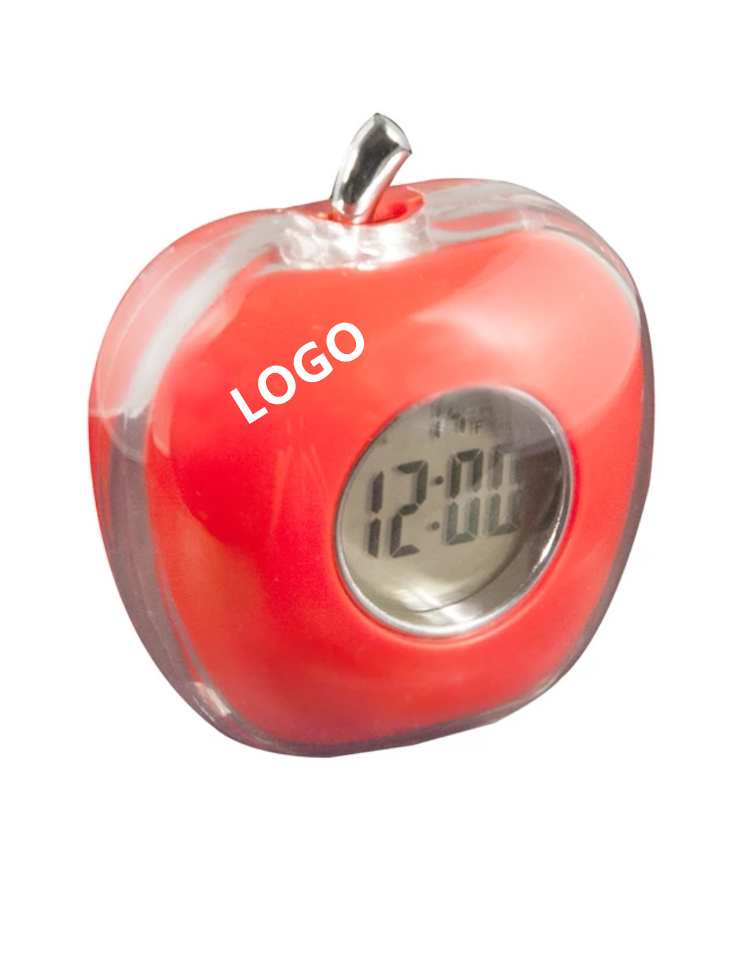 apple clock, talking alarm clock, clock, temperature clock, clock for ...