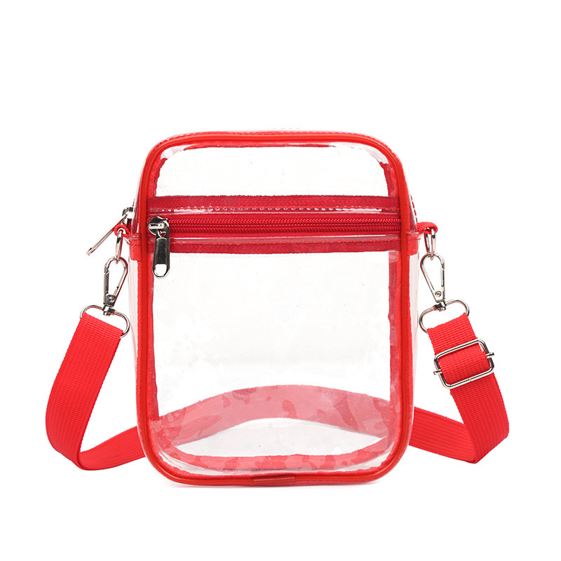 pvc clear purse, clear bag, clear crossbody bag, front pocket purse ...