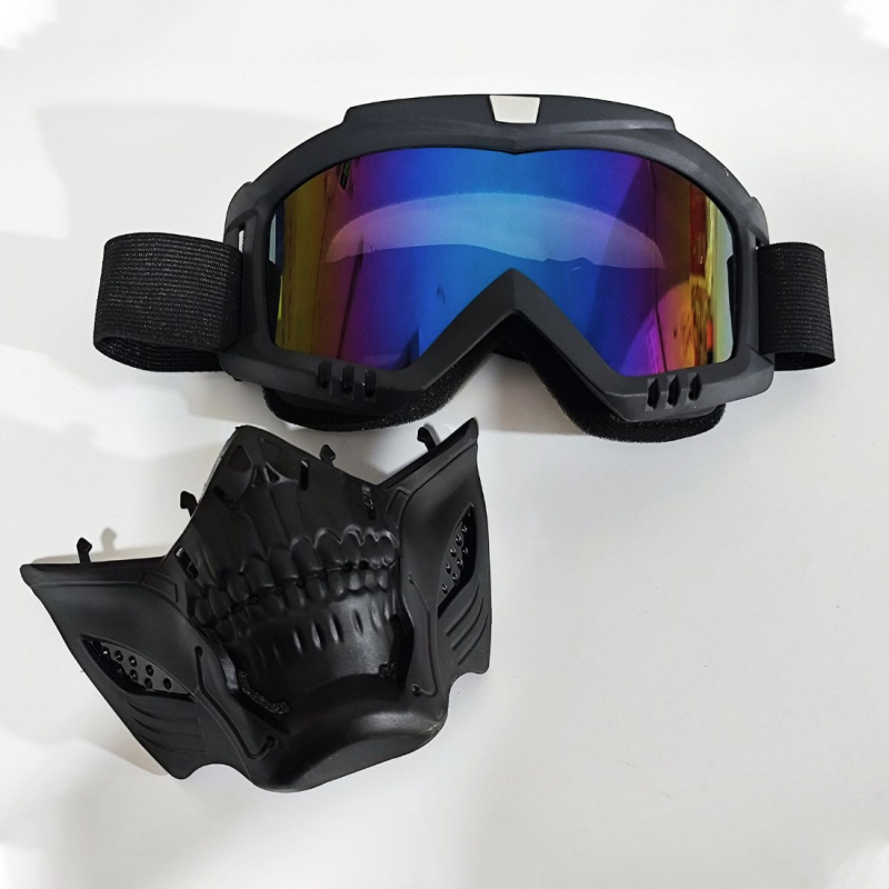 protective glasses with mask,detachable goggle,adjustable mask,face ...
