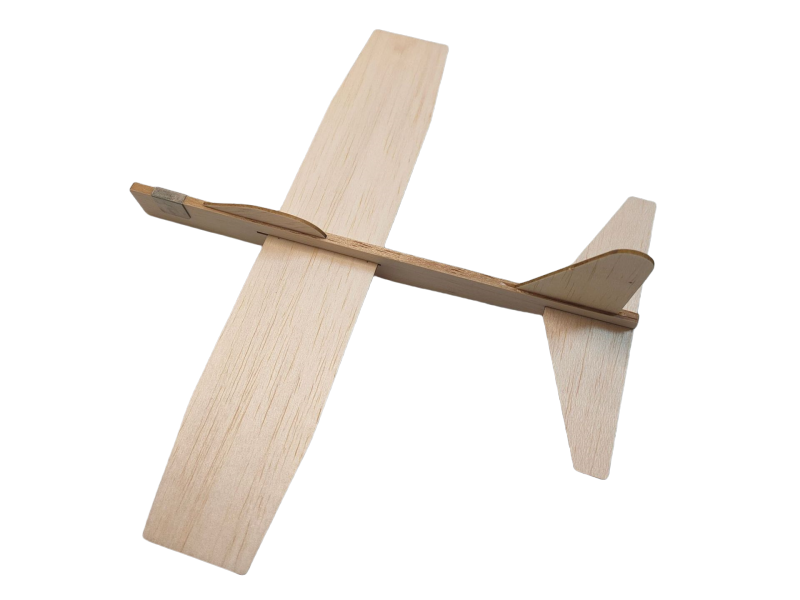 DIY Balsa Wood Airplane Model for Kids Learning