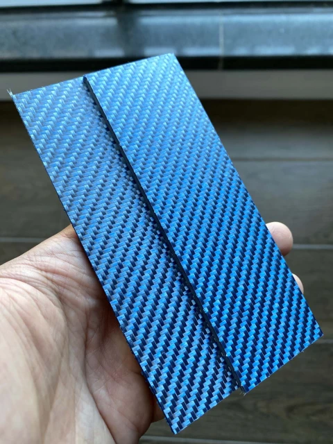 Blue 3K Twill Full Woven Fiberglass