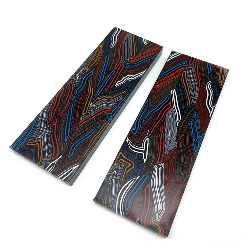 Damascus G10 Multiple Colors - G10 Knife Handle Material