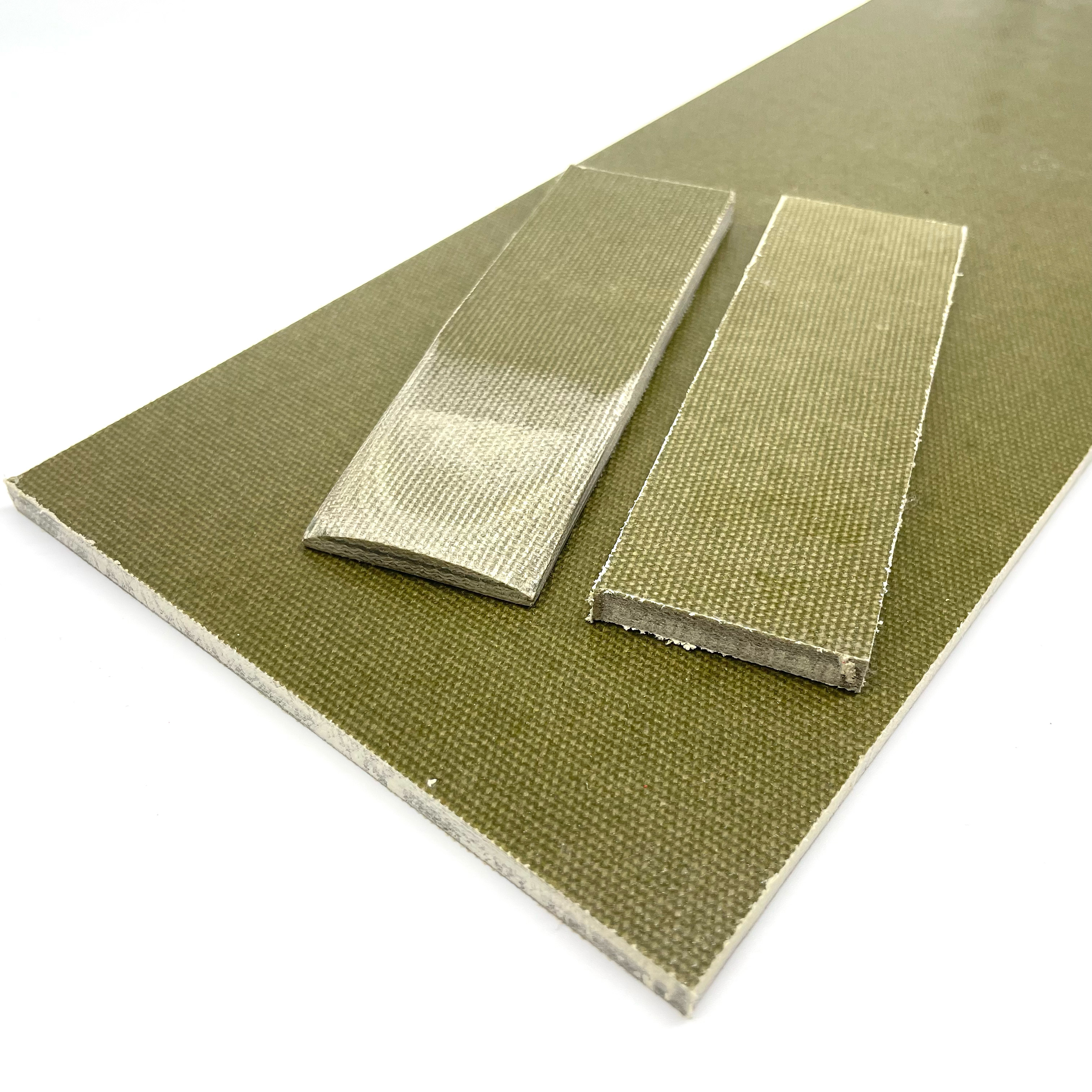 Coarse Weave Olive Green Canvas Micarta Scales/Sheets - Micarta Knife ...