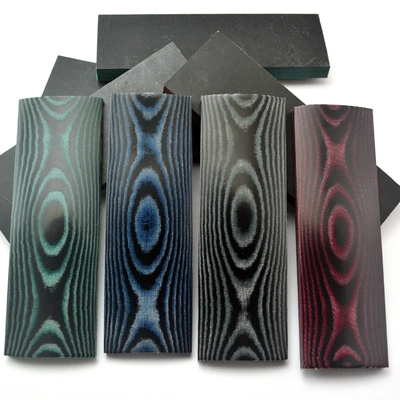 Multi-Color Layered Micarta Scales 160×50×8.0mm - Micarta Knife Handle ...