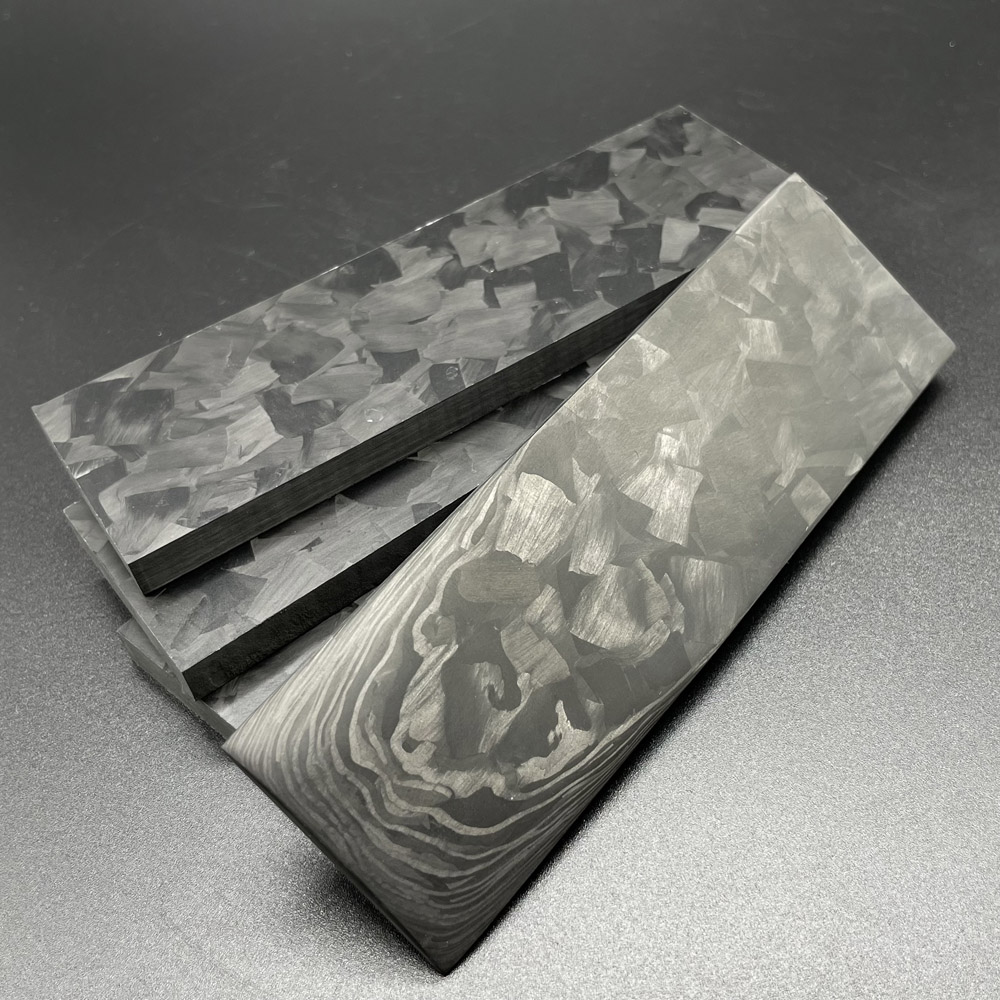 Forged Carbon Fiber Sheets/Scales-Big Pattern - Knife Handle Material
