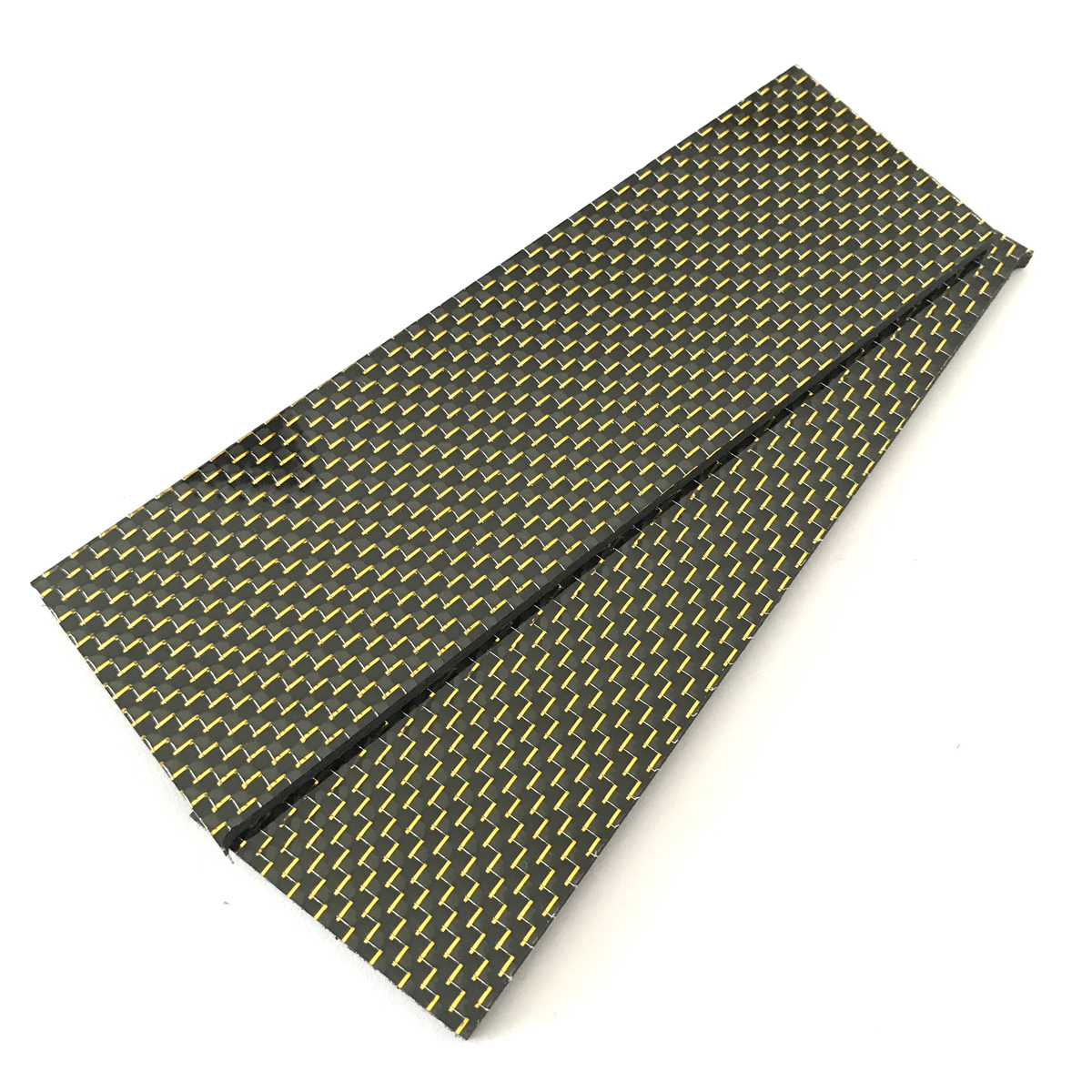 3K Twill Gold thread Woven Carbon Fiber