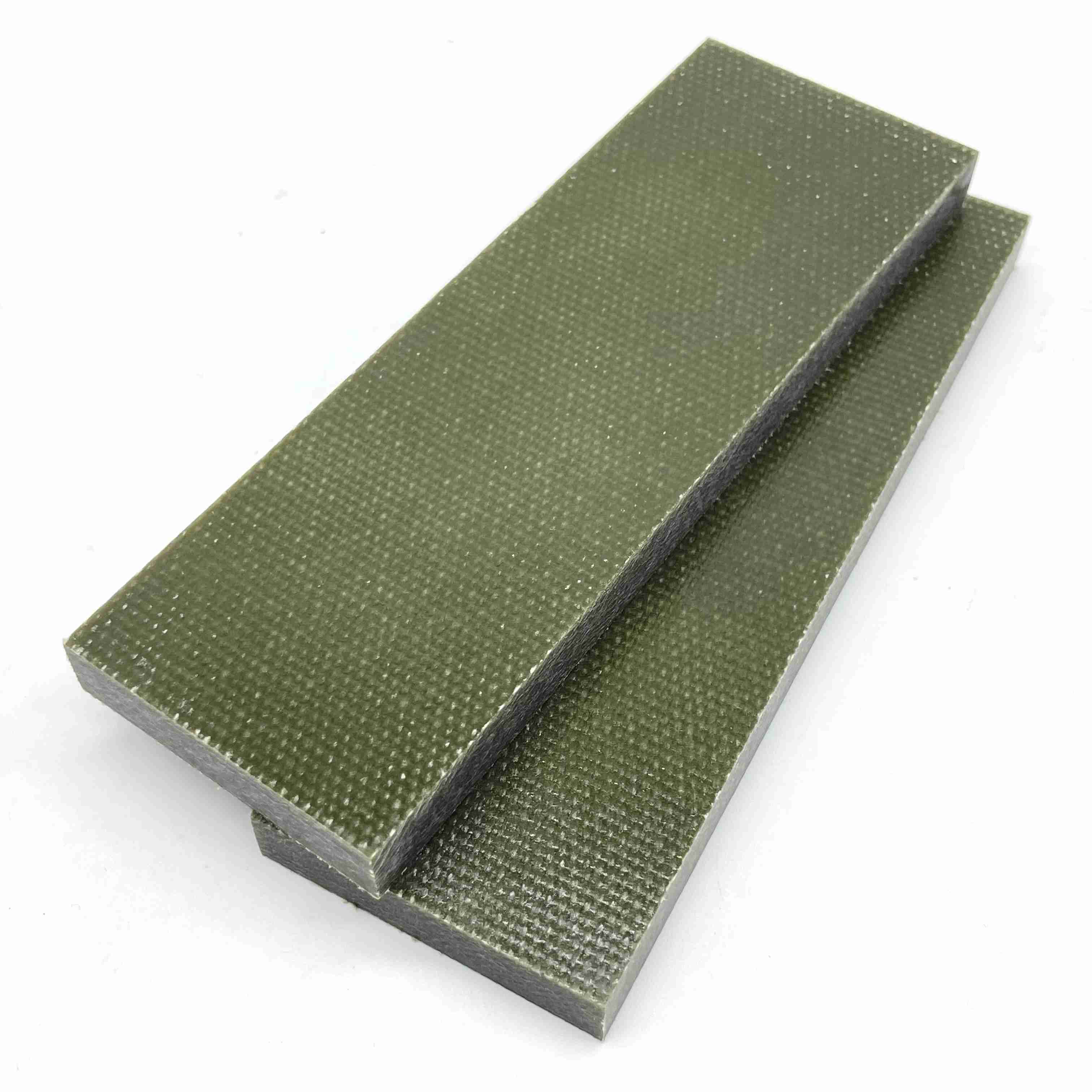 Coarse Weave OD Green Canvas Micarta Scales/Sheets - Micarta Knife ...