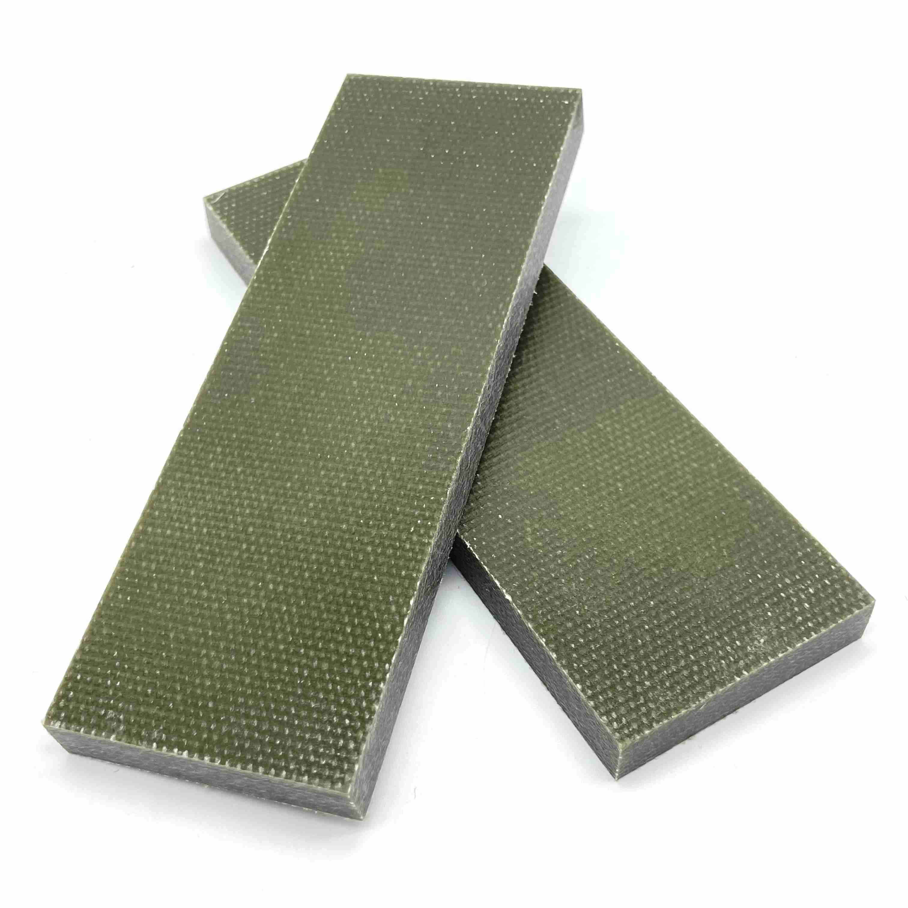 Coarse Weave OD Green Canvas Micarta Scales/Sheets - Micarta Knife ...