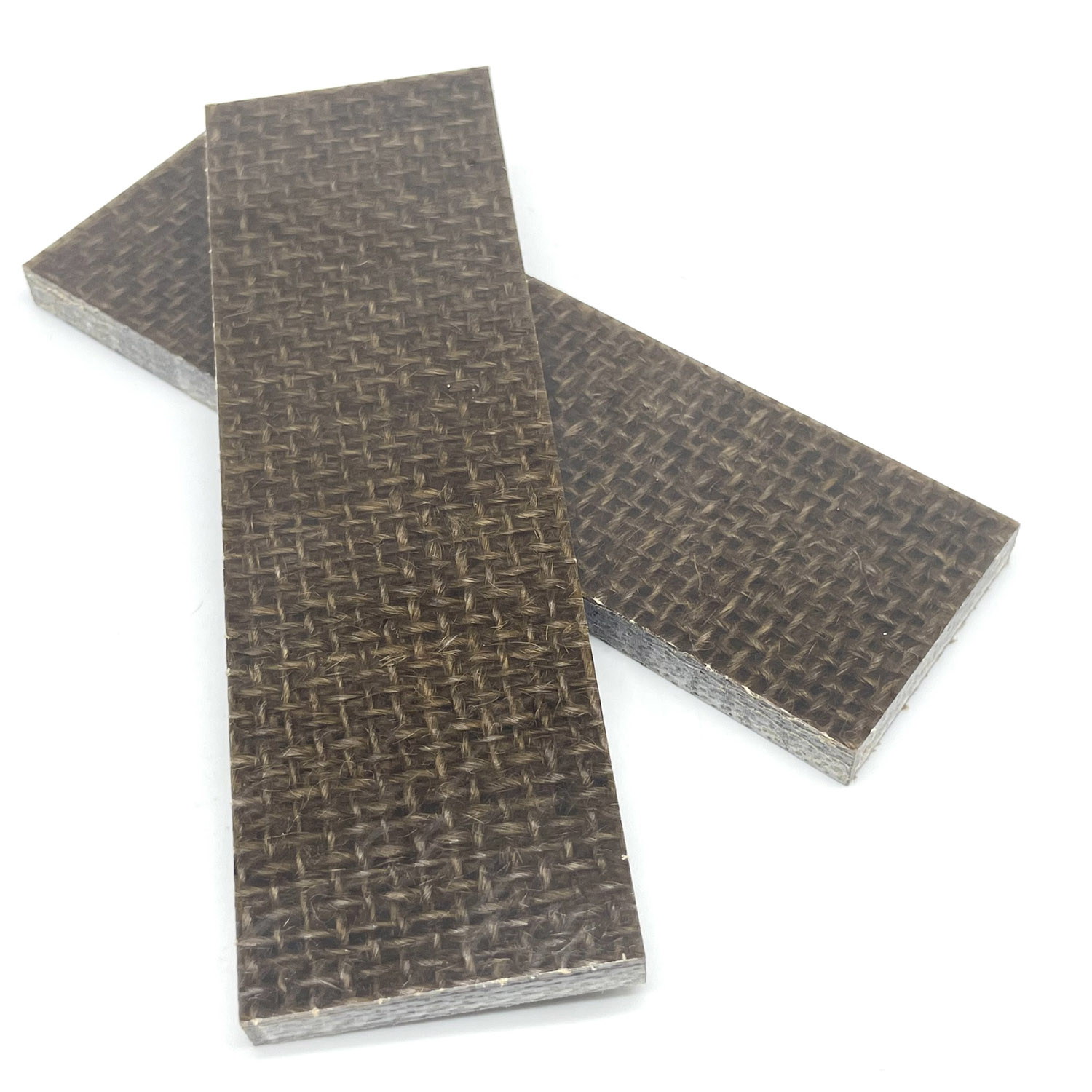 Brown Burlap Micarta knife Scales/Sheets - Micarta Knife Handle Material
