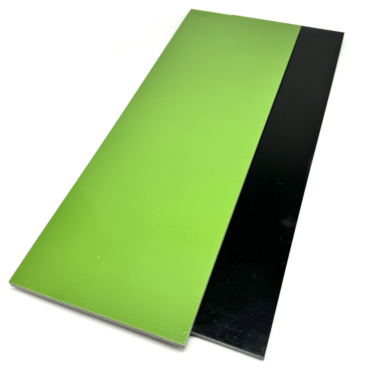 Black/Toxic Green Multi color G10 Sheets - G10 Knife Handle Material