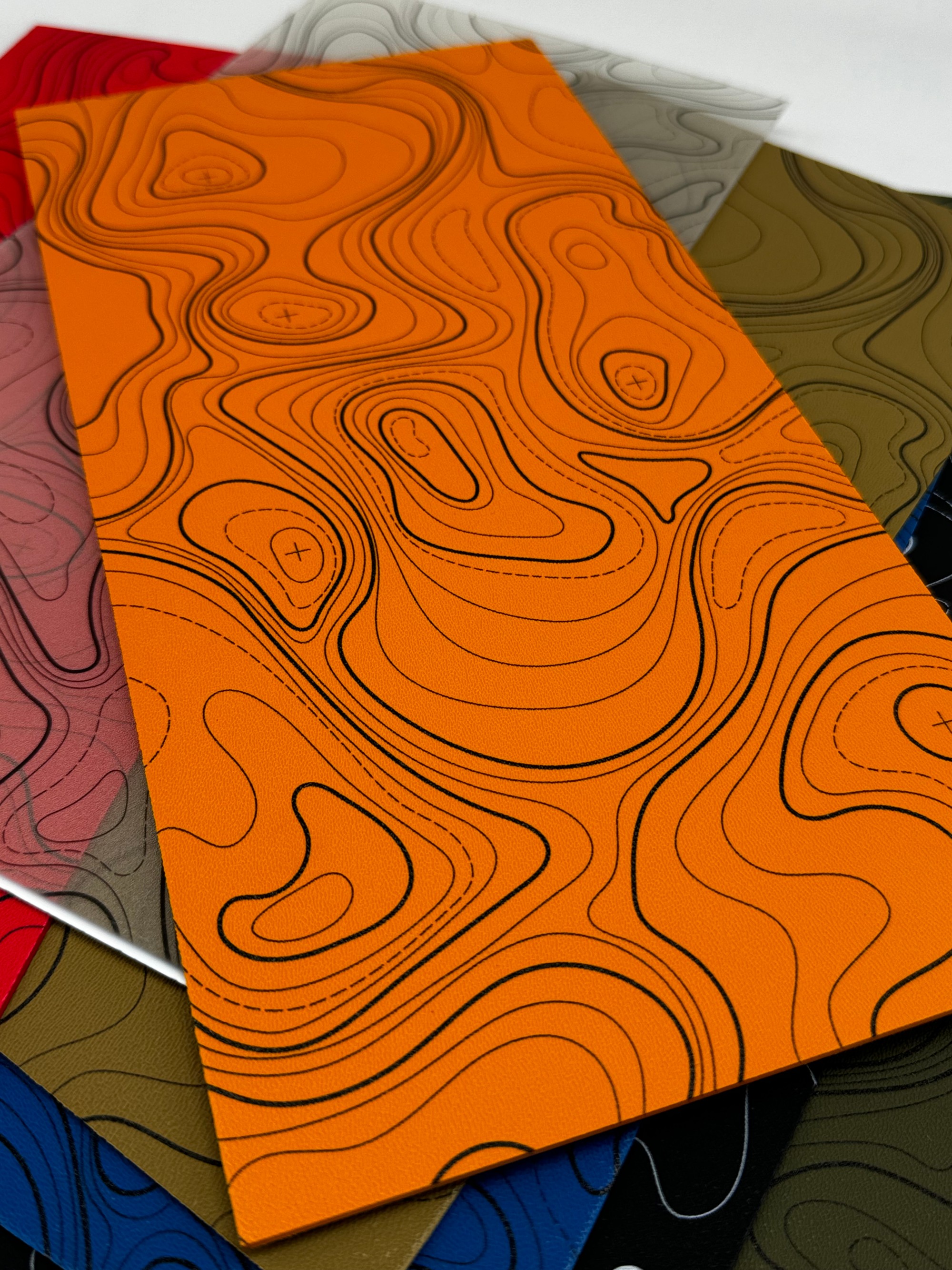 Kydex Sheet - Contour line Pattern