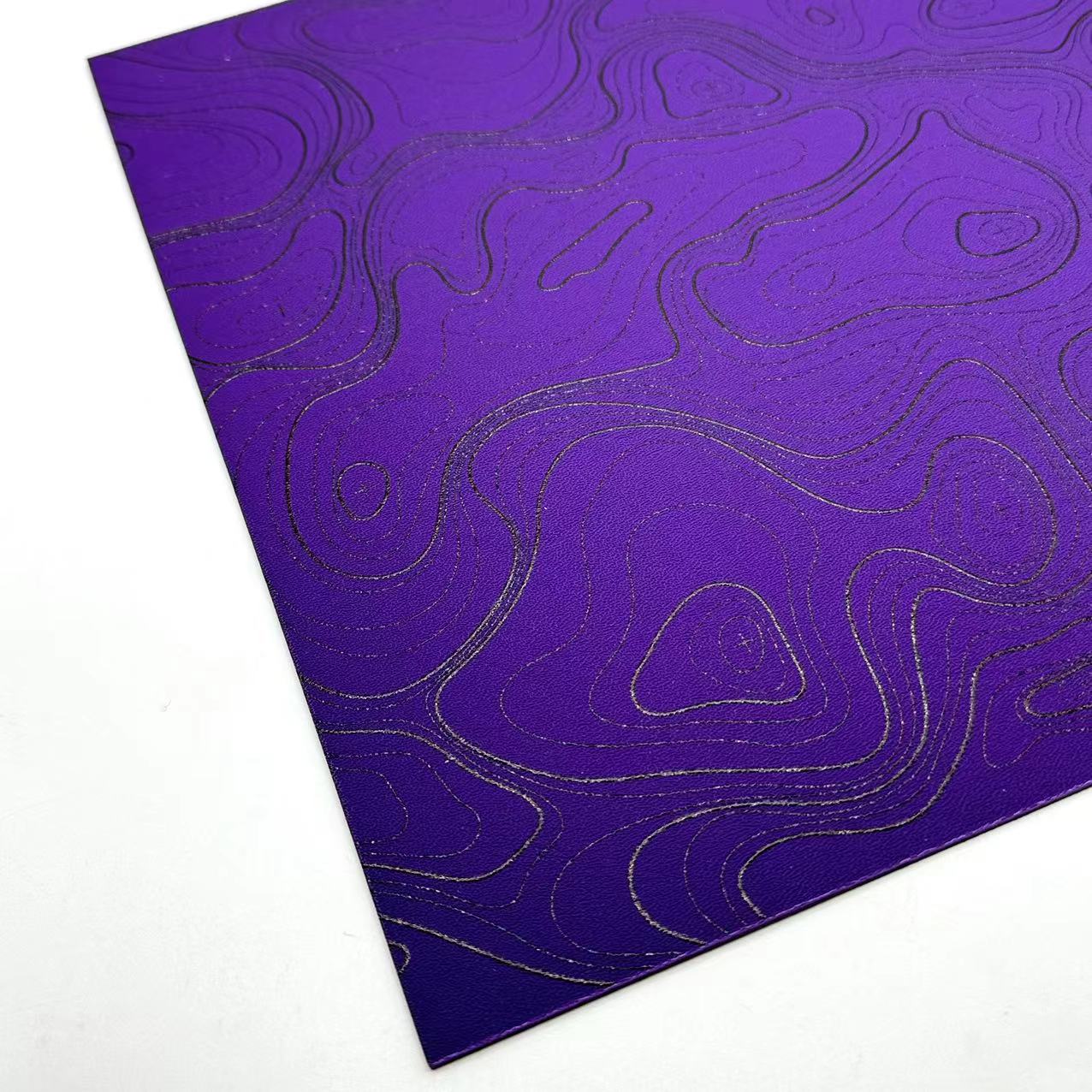 Kydex Sheet - Contour line Pattern