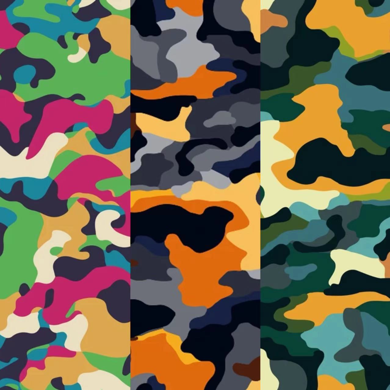 Kydex Sheet - Colorful Camo Pattern
