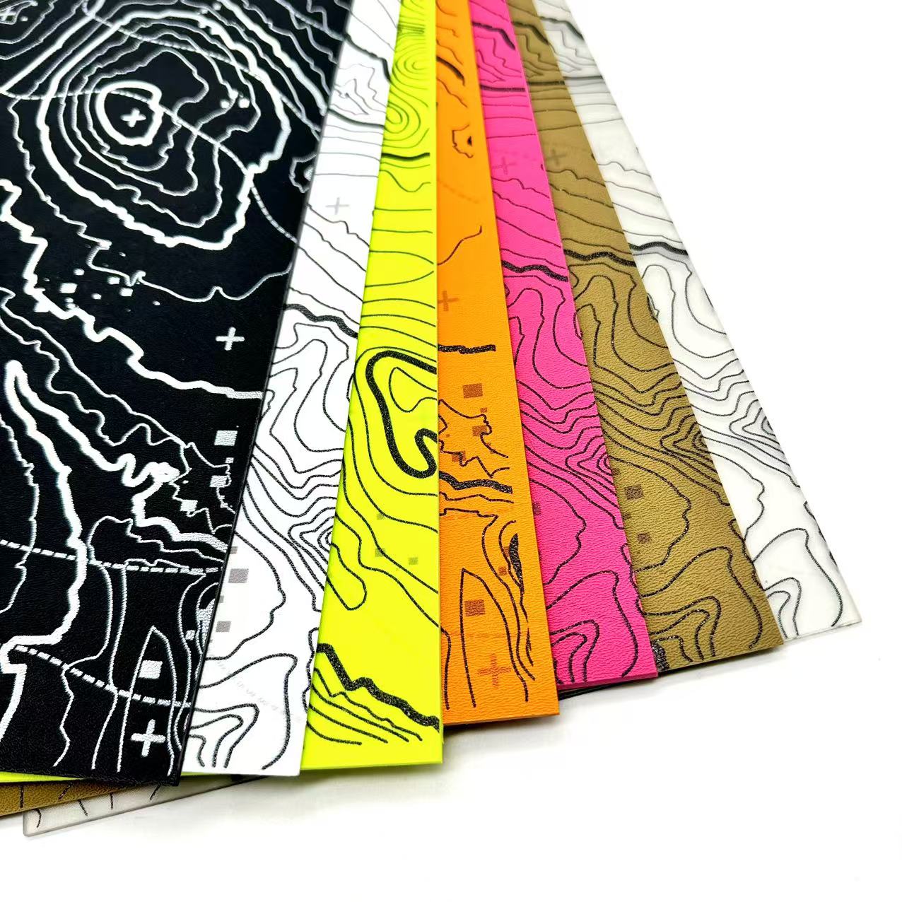 Kydex Sheet - Contour line Pattern