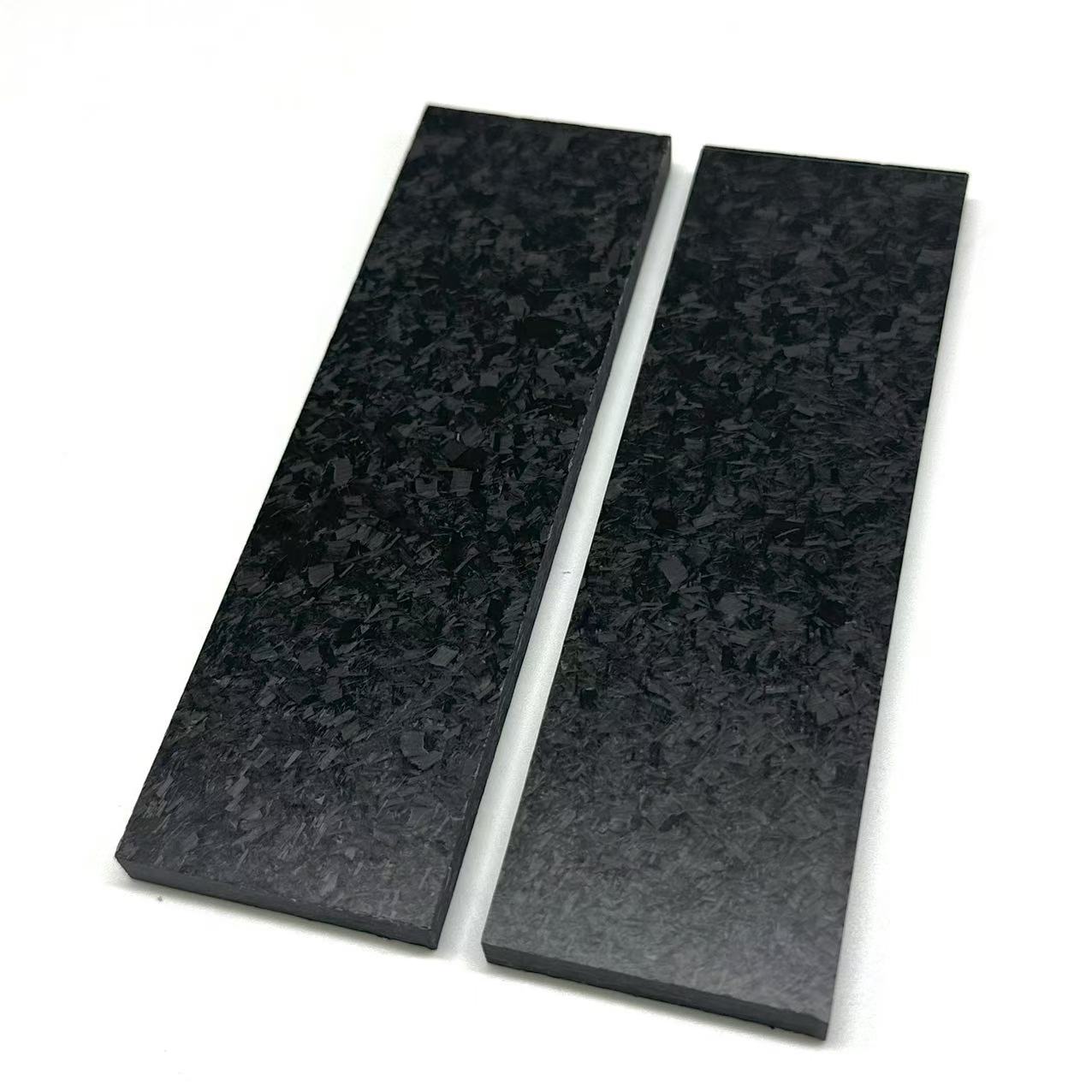 Forged Carbon Fiber knife scales- Small Pattern - Knife Handle Material