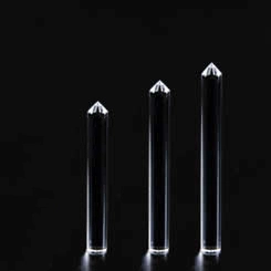 Customized Sapphire Cylinder Rod Lenses Cone End Sapphire Rod