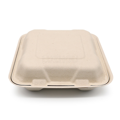 Eco Three Compartment To Go Food Containers | Luzhou Pack