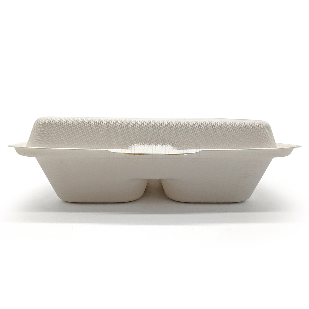 Biodegradable Fast Food Boxes White | Luzhou Pack