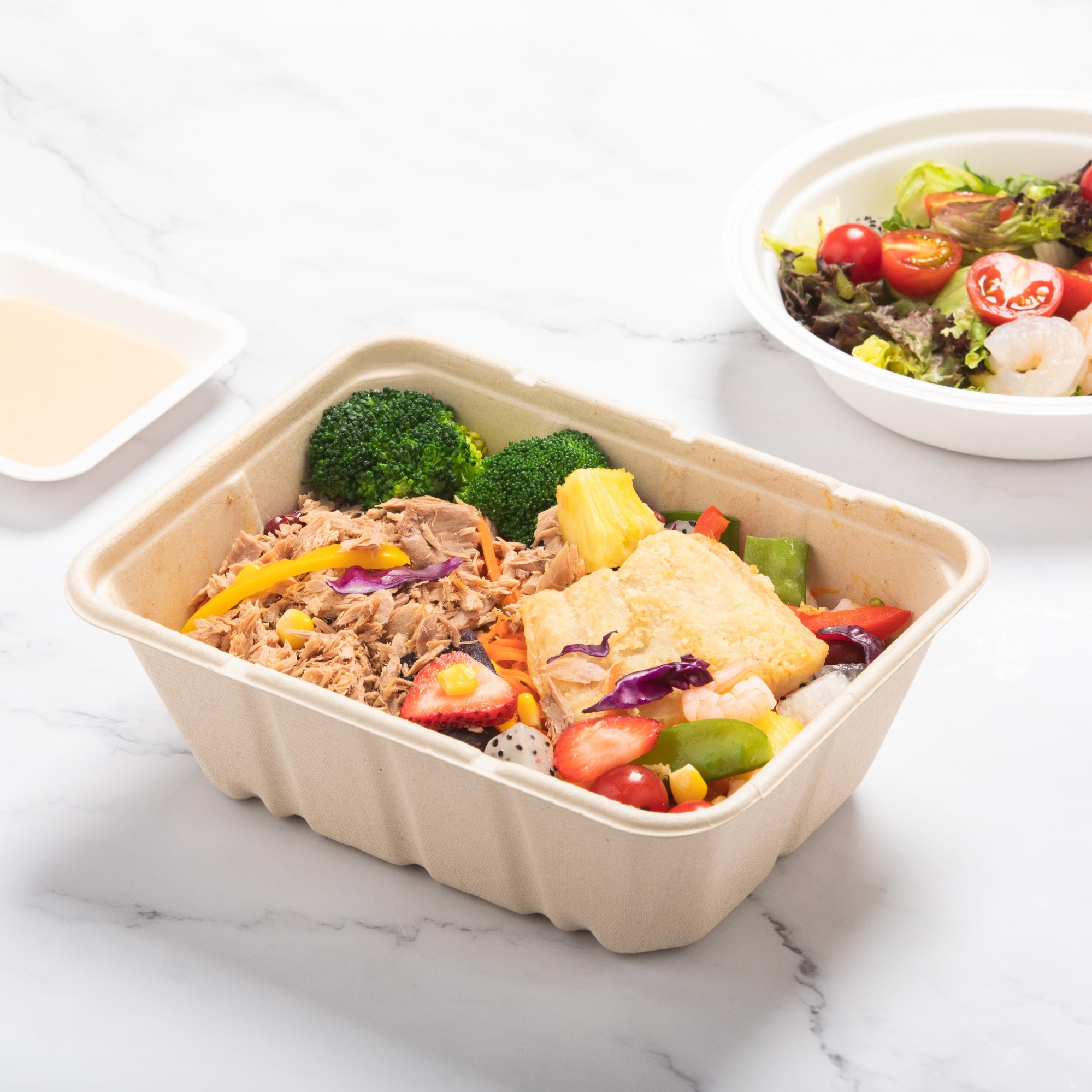 Takeaway Paper Bento Packaging Box Disposable | Luzhou Pack