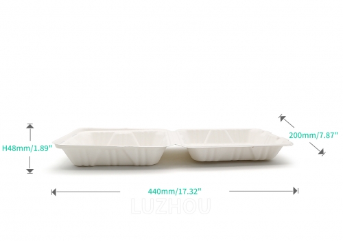 Biodegradable Takeaway Food Containers Large | Luzhou Pack