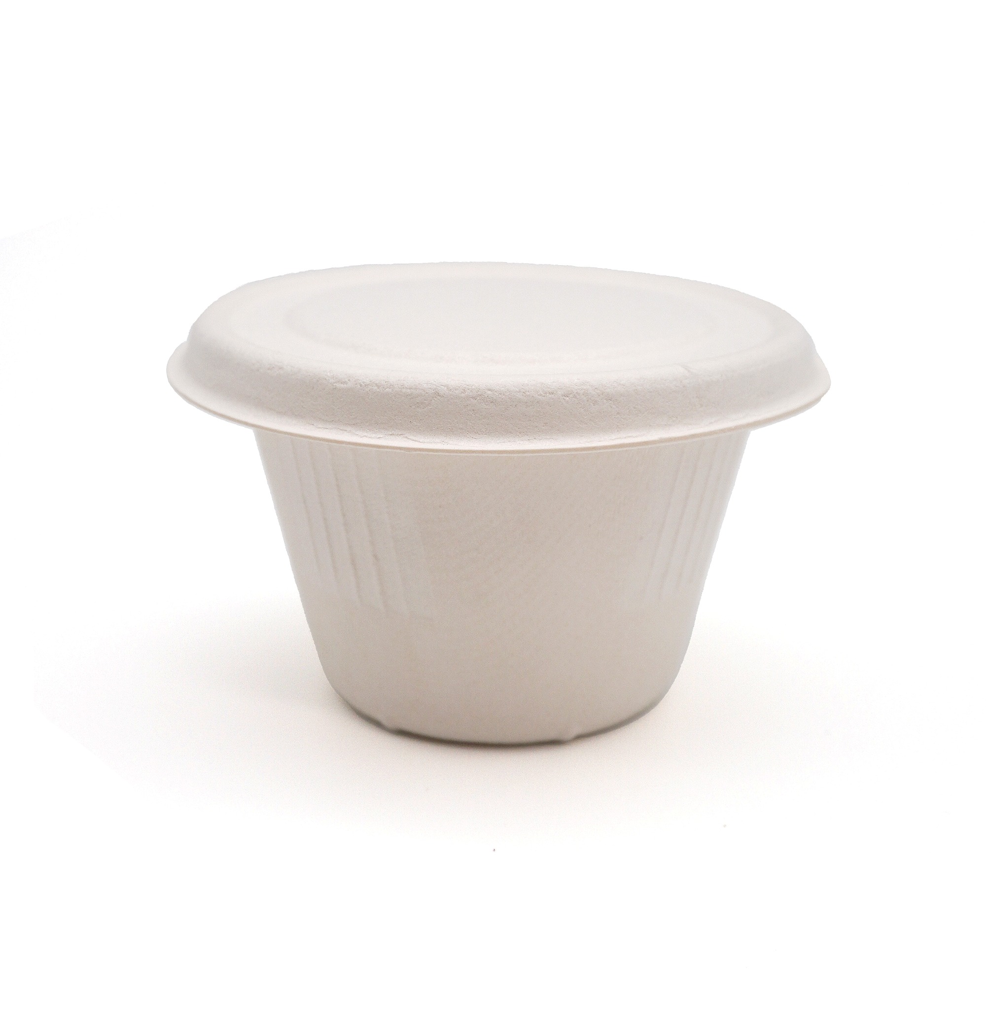 4 oz Bagasse Little Sauce Cup with Lids Dipping | Luzhou Pack