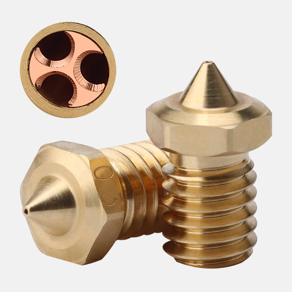 TZ hardened steel 3-hole nozzle for TZ HOTEND/TZ2.0 HOTEND