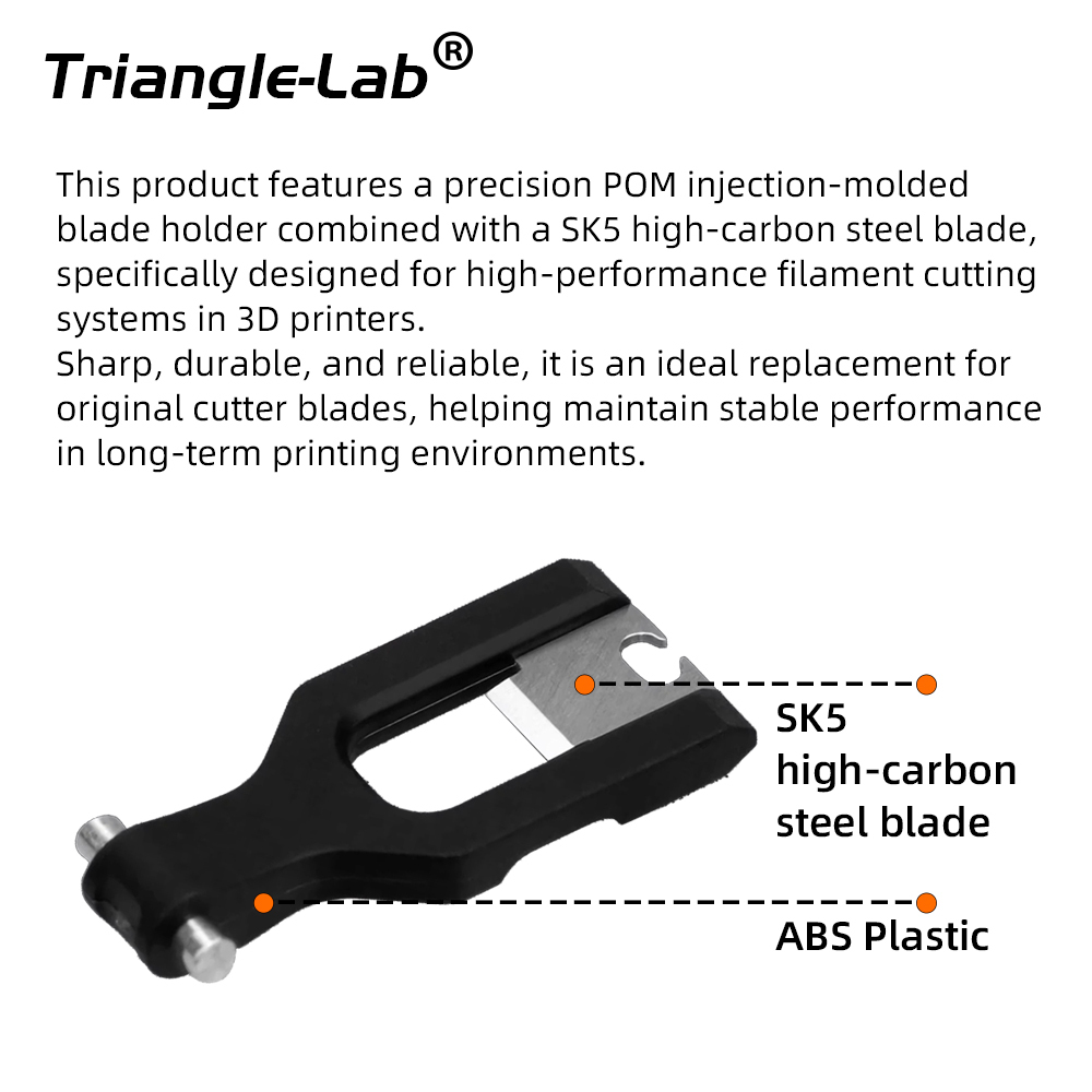 Filament Cutter for Bambulab X1/P1/A1 Series P2S H2D