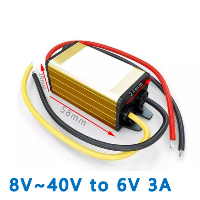 Input DC 12V 24V(8V~40V) to Output DC 6V 1A 2A 3A DC - DC converter