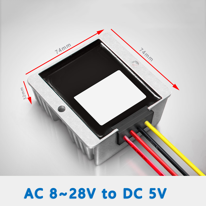 Input AC 12V 24V(8~28V) to Output DC 5V 5A 6A 8A 10A AC to DC converter
