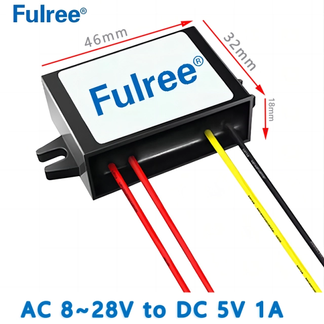 Fulree Input AC 12V 24V(8~28V) to Output DC 5V 1A 2A 3A 5A AC to DC ...