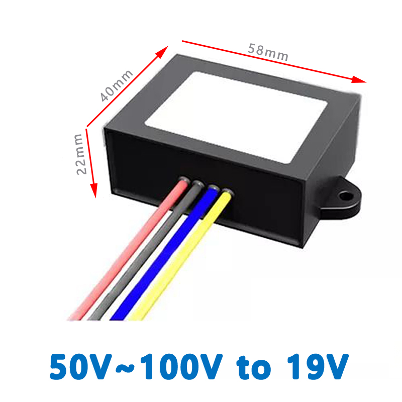 Input DC 60V 72V 80V (50V-100V) to Output DC 19V 1A 2A Isolated DC to ...