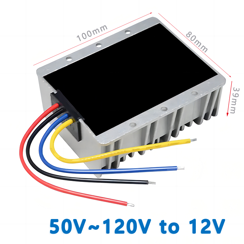 Input DC 60v 72V 80V 100V(50V-120V) to Output DC 12V 15A 20A 25A 30A isolated step down DC- DC ...